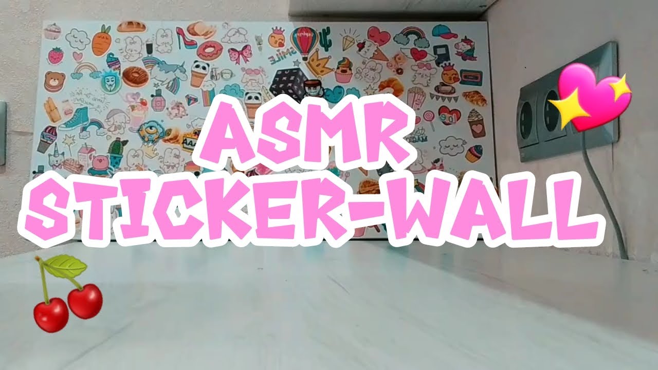 ASMR stickers-wall - YouTube