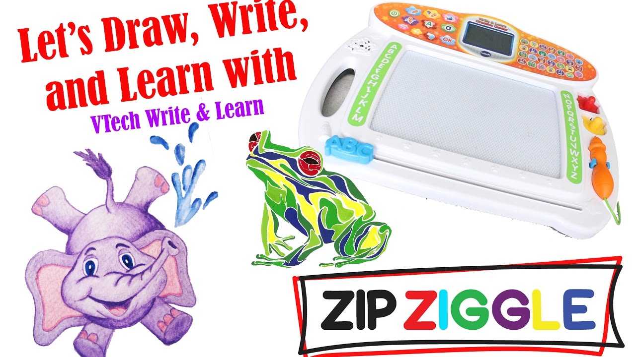 Let's Draw, Write, and Learn with VTech - YouTube