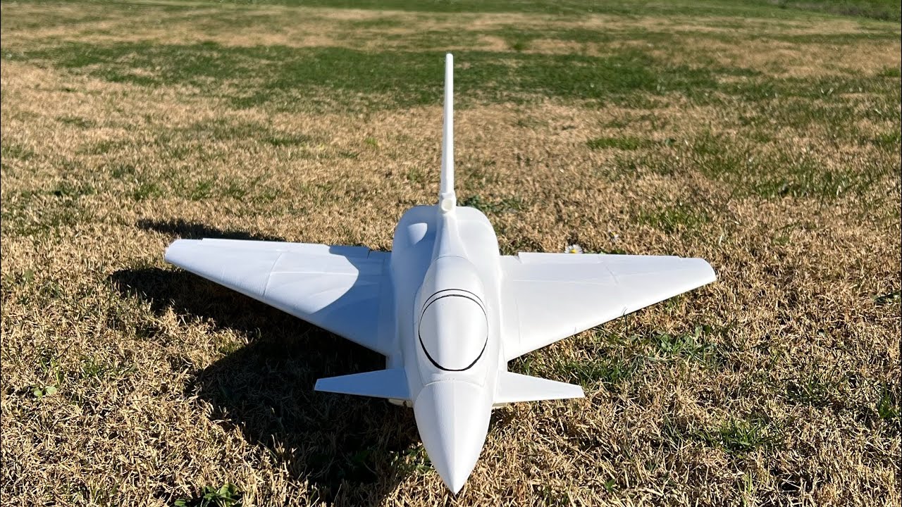Extreme vertical flying - 3D printed rc plane Eurofighter Typhoon - YouTube