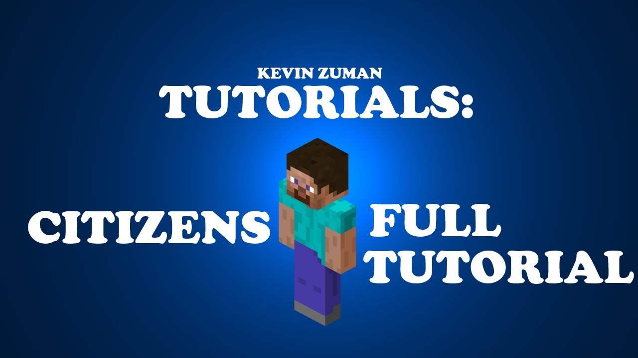 Minecraft Tutorials | Bukkit Plugins | Citizens(2) - Full Tutorial (DUTCH SUBTITLES AVAILABLE ...