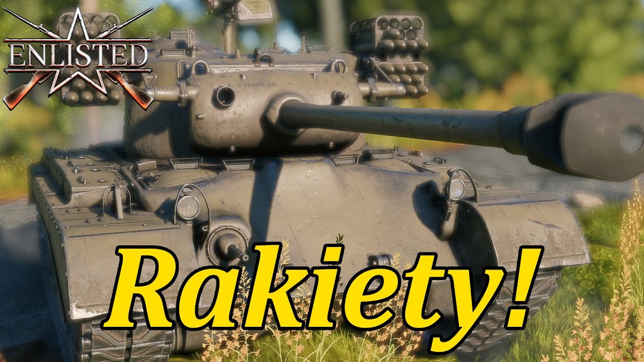 Pershing z rakietami | M26 T99 Pershing | Enlisted - YouTube