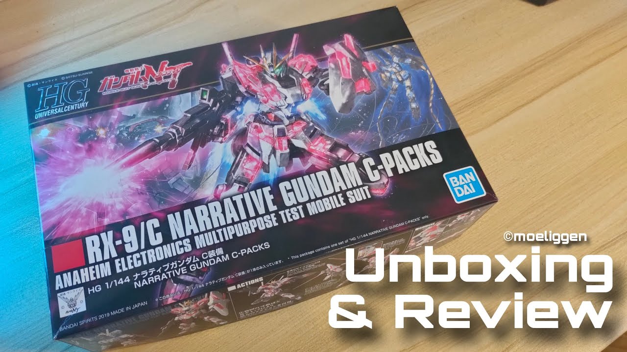 Bandai | Hg Narrative Gundam C-packs 1/144 | Mobile Suit Gundam ...