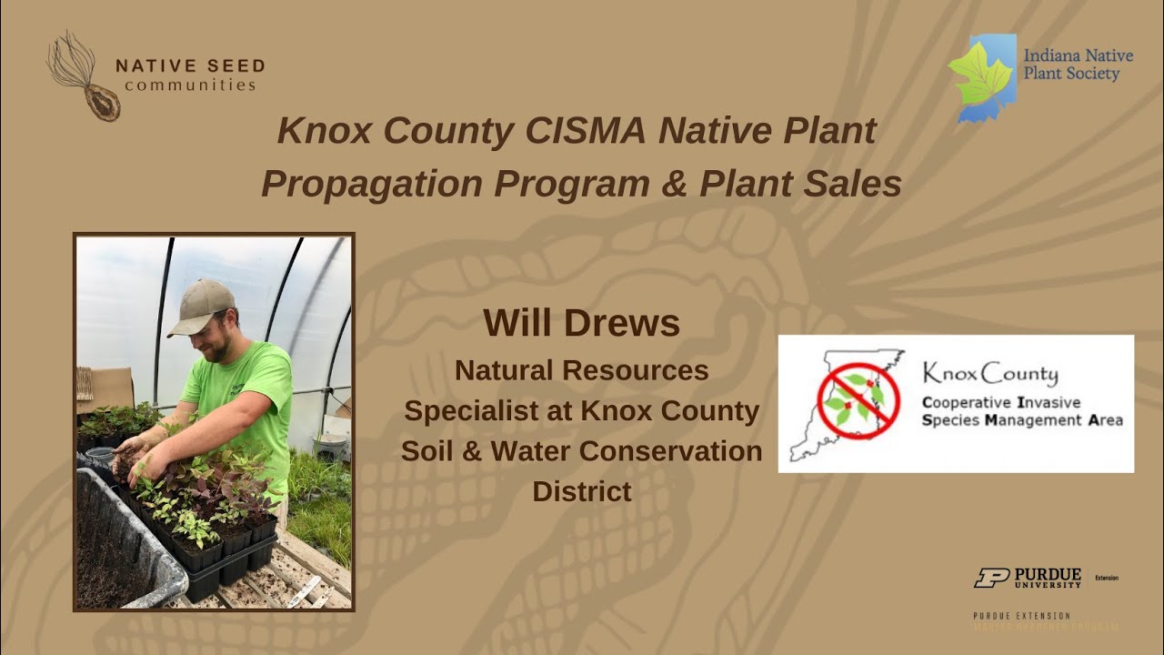 Knox County CISMA Native Plant Propagation Program & Plant Sales - YouTube