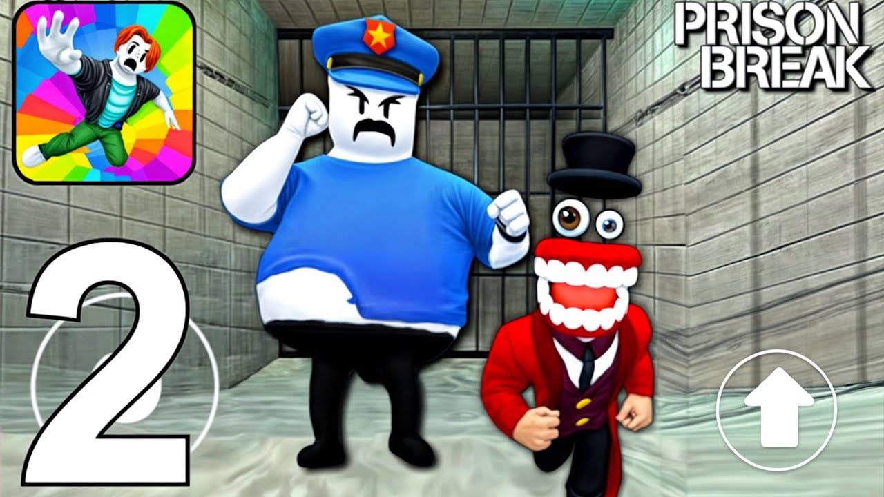 Obby World: Parkour Runner Prison Escape - Gameplay Walkthrough Part 2 - Caine Escape (Android ...