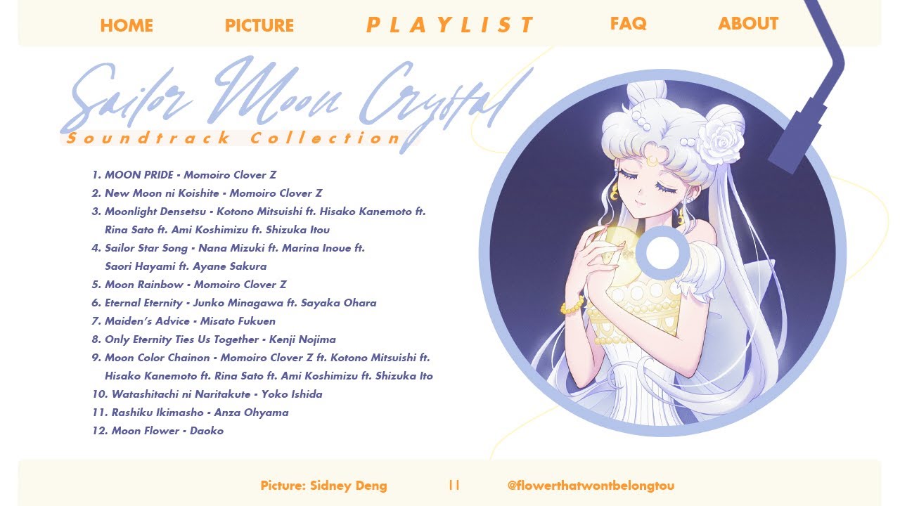 Playlist 』 Sailor Moon Crystal soundtrack collection - YouTube