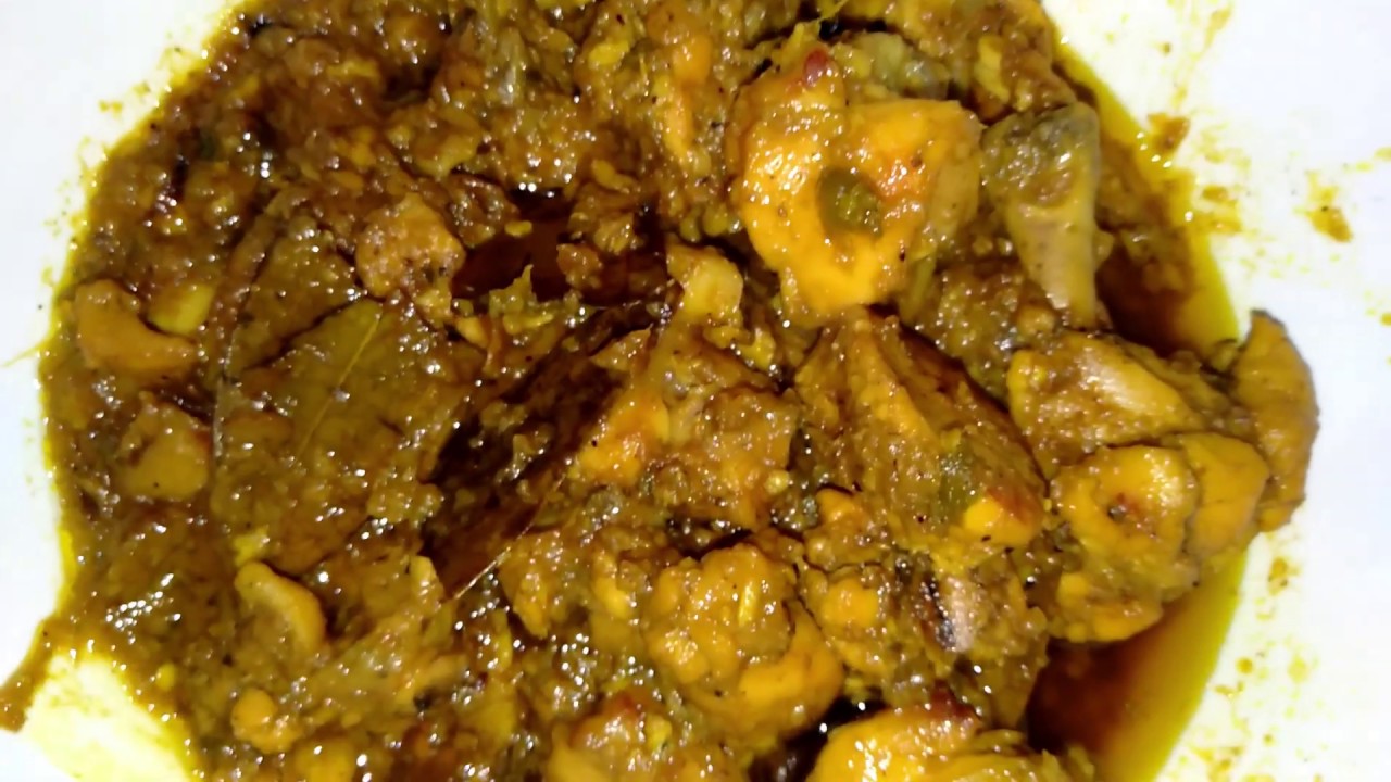 অসাধারণ্ স্বাদের স্পাইসি ড্রাই চিকেন\\ Dry chicken curry with ...