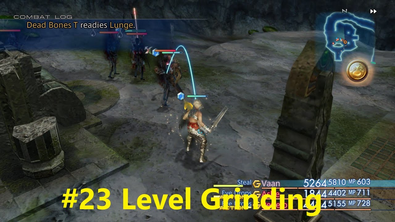 FINAL FANTASY XII THE ZODIAC AGE Part 23 Level Grinding in Nabreus ...
