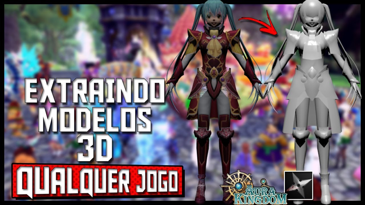 COMO EXTRAIR MODELOS 3D DE QUALQUER JOGO | NINJA RIPPER / RIP IMPORTER ...