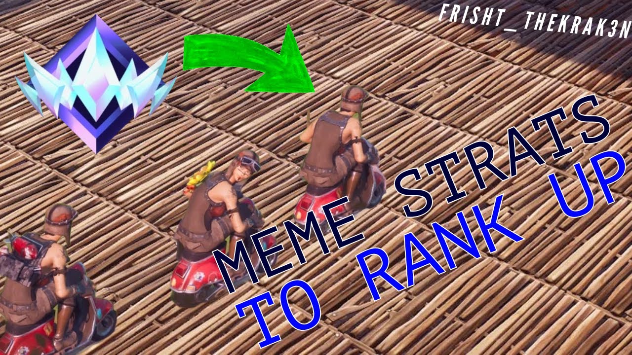 Using *MEME* Strats To Rank Up CHAPTER 6 Fortnite - YouTube