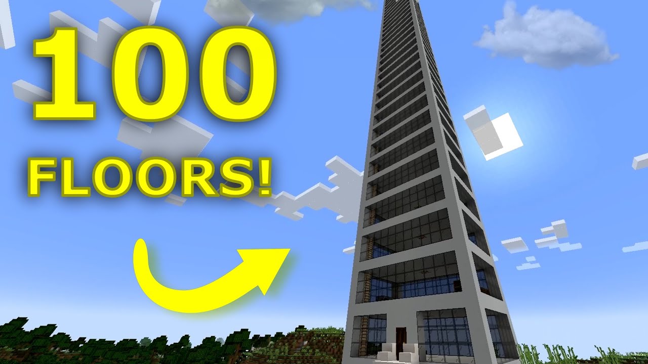 I Made a Minecraft Skyscraper to BUILD LIMIT! - YouTube