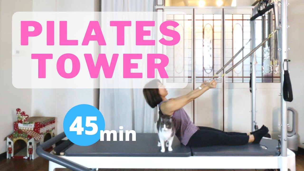 [45 min] Pilates Tower Workout Roll Down Bar Exercises [Beginner to ...