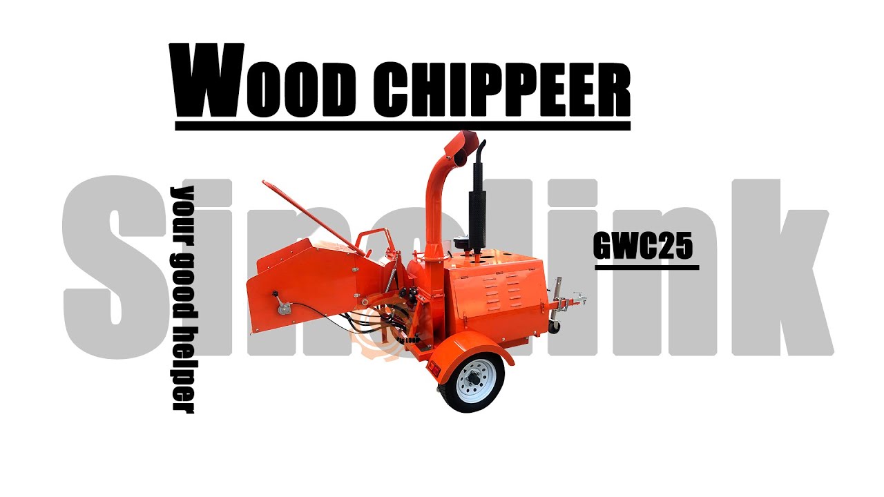 Our newest extra large power wood chipper - GWC25 - YouTube
