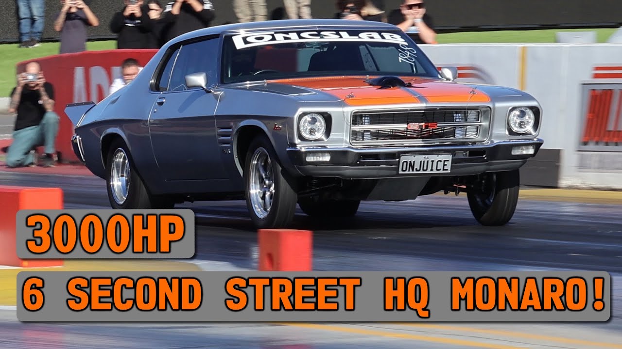 3000HP 6-SECOND PRO STREET HQ MONARO - YouTube