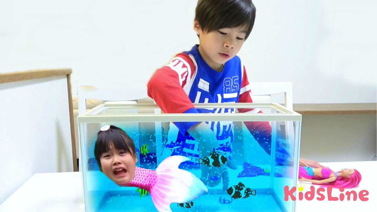 mermaid bitten Transform into a mermaid KOYA and NEMI - YouTube
