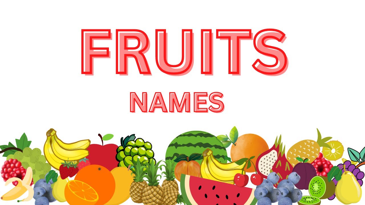 Fruits | Pre School | Learn English Words (Spelling) Video For Kids and ...