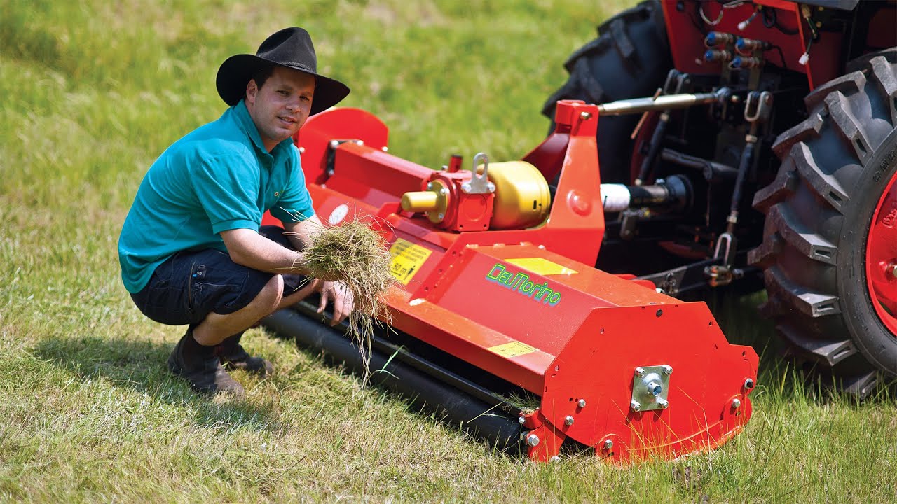 Del Morino Italian Flail Mowers - YouTube