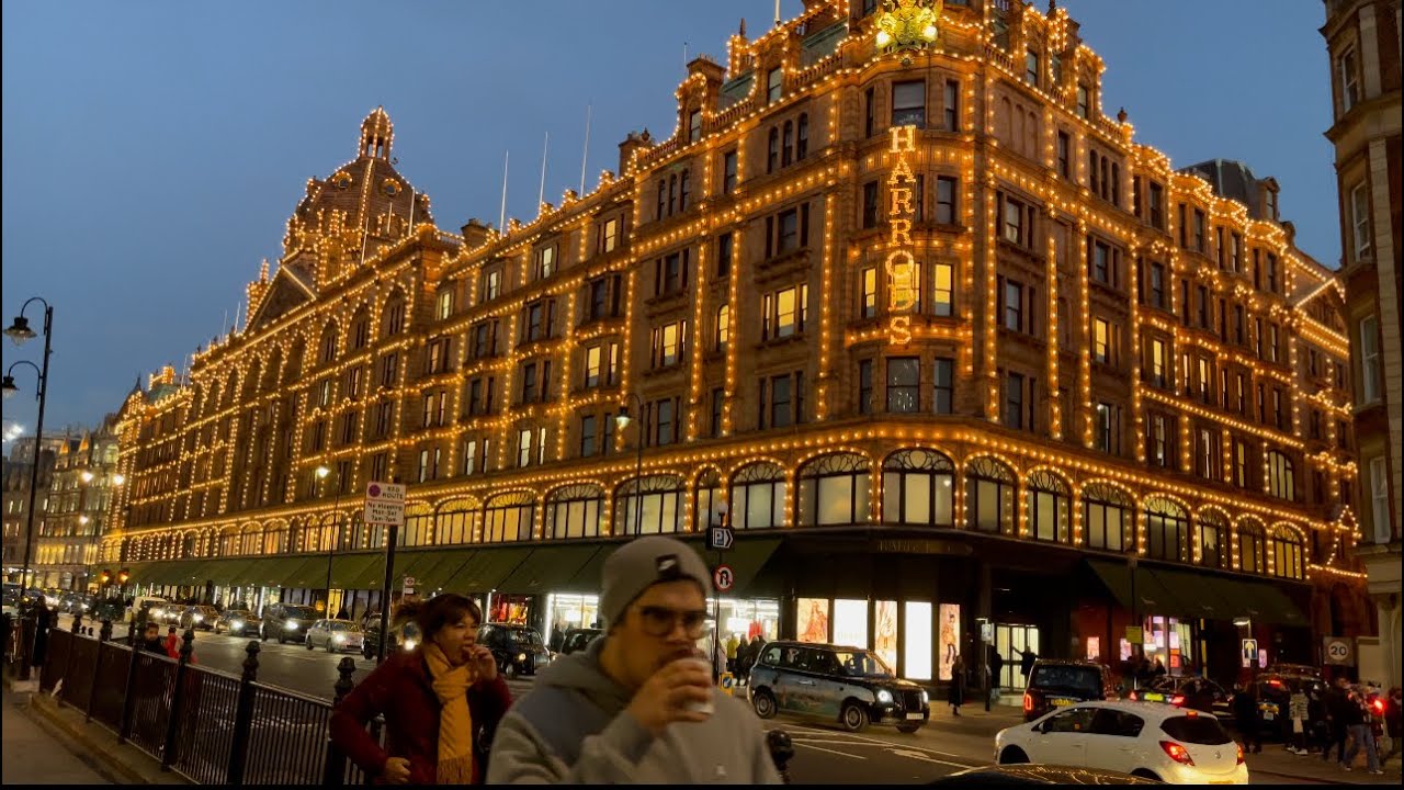 Harrods. London Walk [4K] Luxury Shopping London. Walking tour Harrods ...