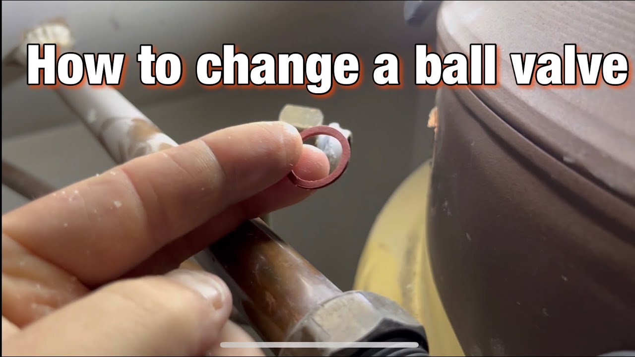 How to change a ball valve! Cylinder leaking! - YouTube