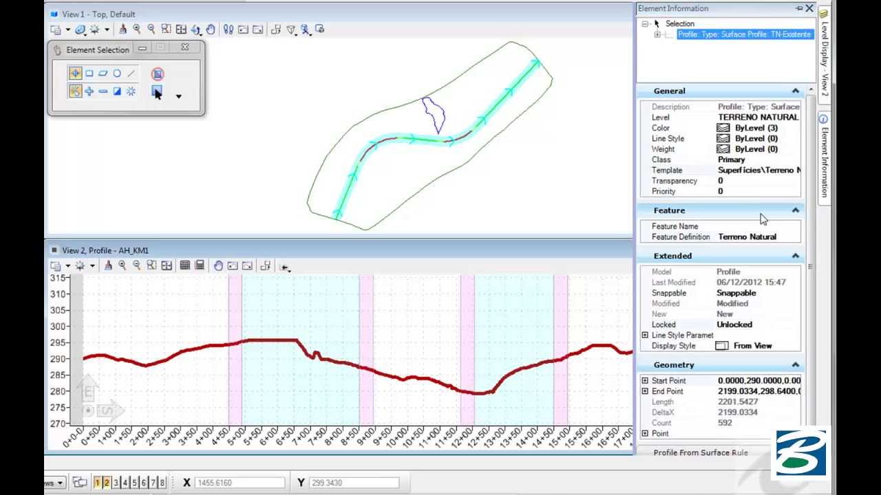 PowerCivil for Brazil V8i SS3 - Alinhamentos Verticais - YouTube