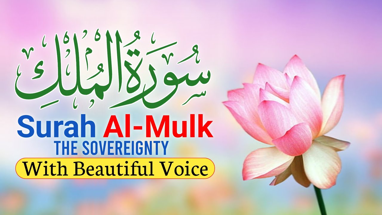 🔴Live Surah Mulk Recitation With Full HD text || Surah Mulk tilawat ...