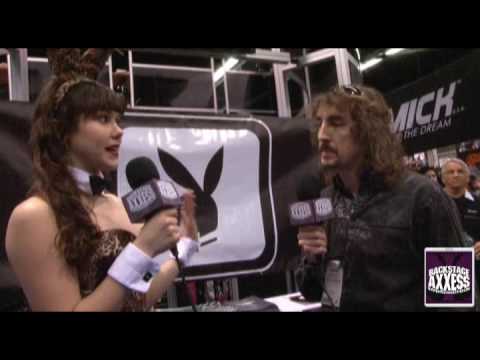 BackstageAxxess interviews Playboy Playmate of the Year Claire Sinclair at NAMM 2012.