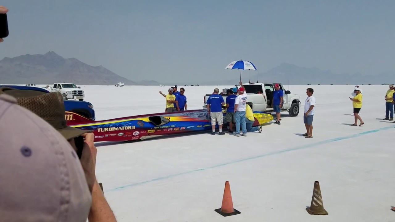 111 Vesco Turbinator II. Aug 2018 Salt. T3. SCTA Speed Week - YouTube