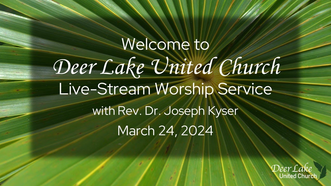 Sunday, March 24 2024: "To Become More Spiritually Open" with Rev. Dr ...