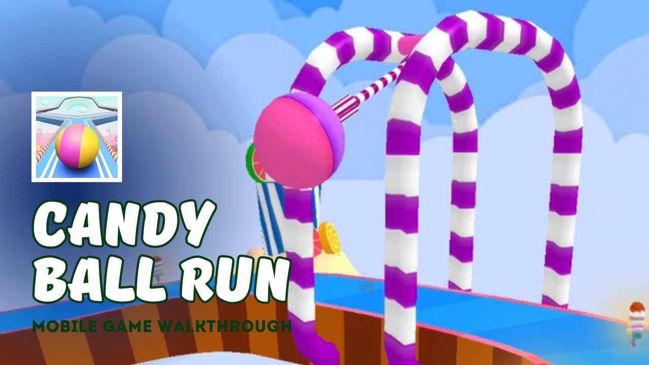 Candy Ball Run Android,Ios Gaming 🍭 54-56 Levels walkthrough - YouTube