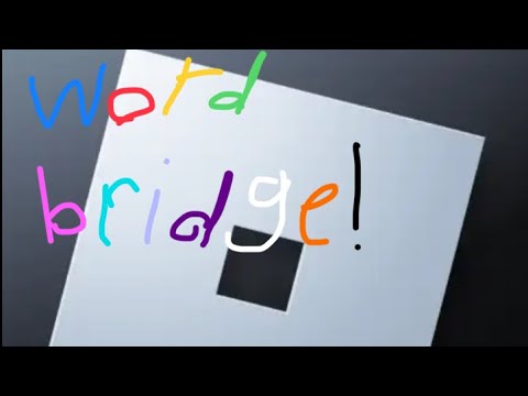 Today I’m playing WORD BRIDGE in ROBLOX! (If I misspell or do wrong ...