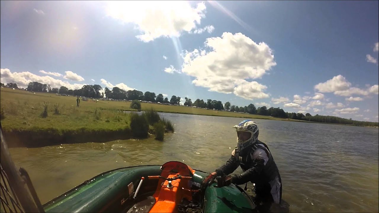 Towcester 2015. Going for a swim - YouTube