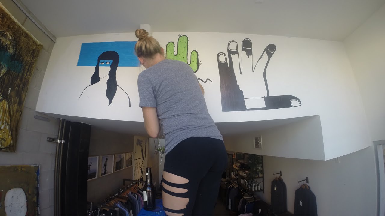 Mural Timelapse | Indie Artist Priscilla Witte - YouTube