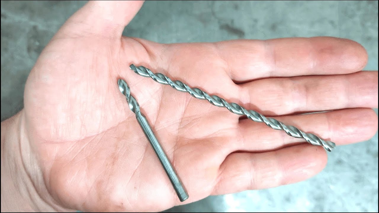 A unique use of the broken drill bit👍 - YouTube