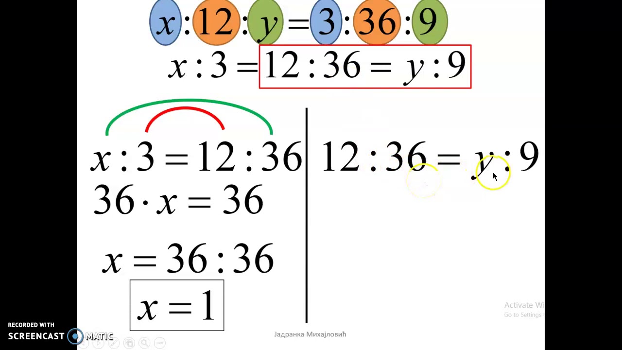 Produžena proporcija - YouTube