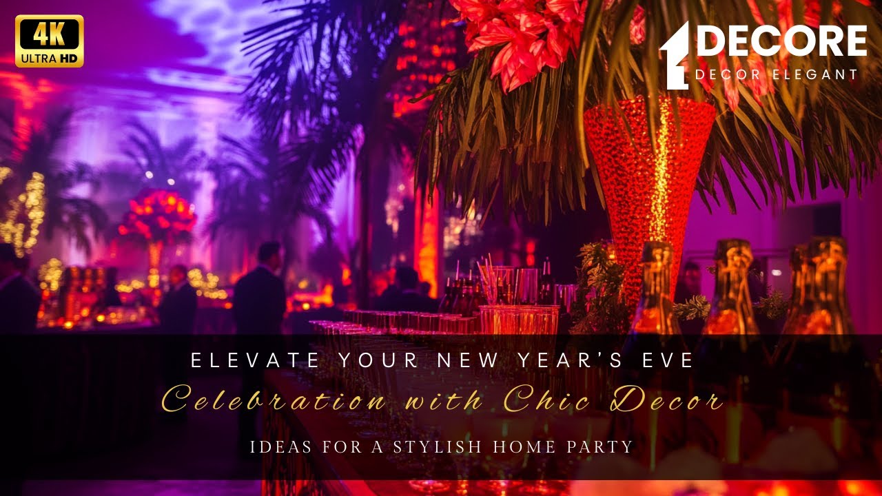Elevate Your New Year’s Eve Celebration with Chic Decor Ideas for a ...