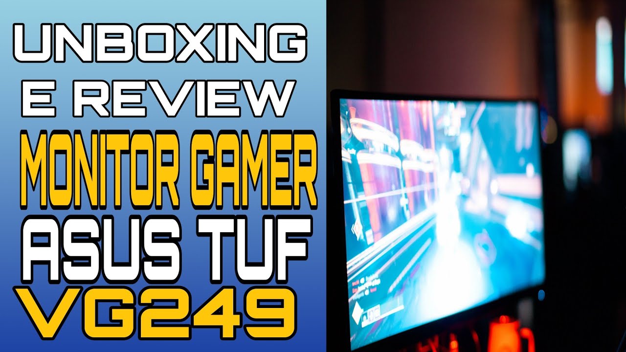 Unboxing e teste 144 Hz Monitor Asus Tuf VG249 ótimo pra PC e consoles ...