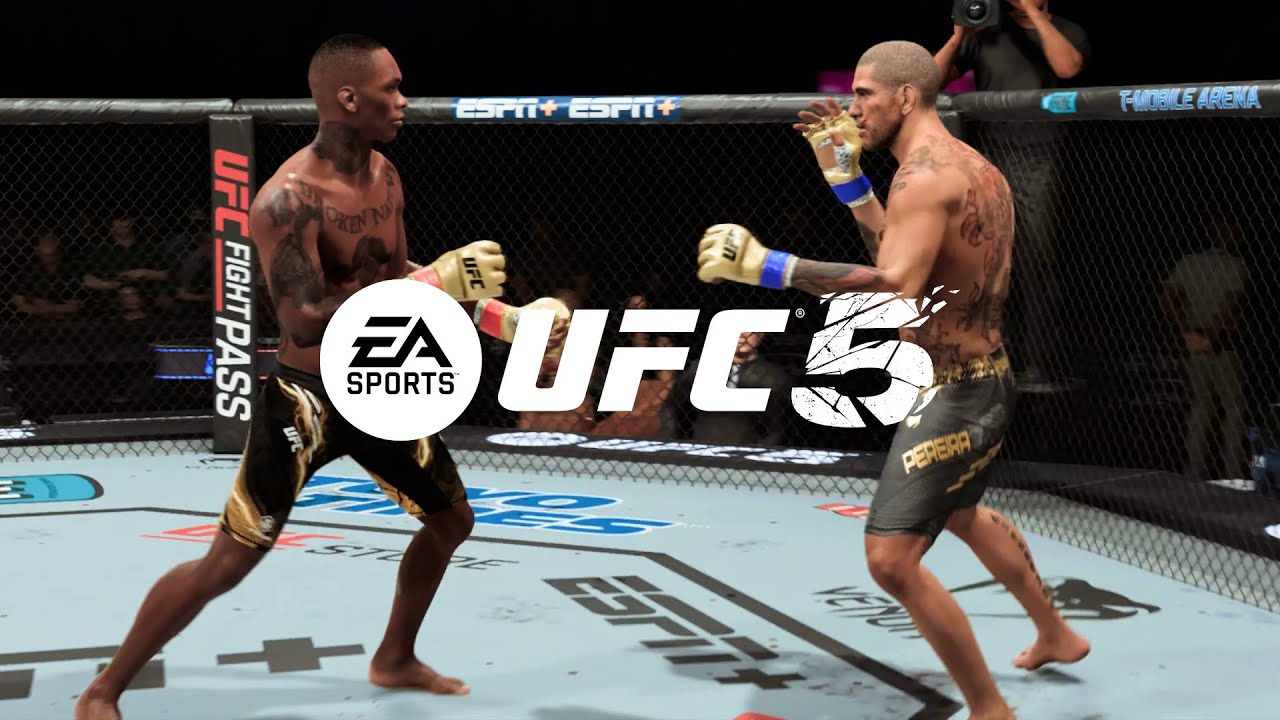 UFC 5 - *NEW CUSTOM SHORTS* - Israel Adesnaya Vs Alex Pereira FULL ...