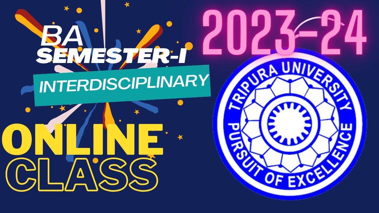 BA SEM-I || INTERDISCIPLINARY SUBJECT # ONLINE CLASS# SCHOOL OF MERIT ...