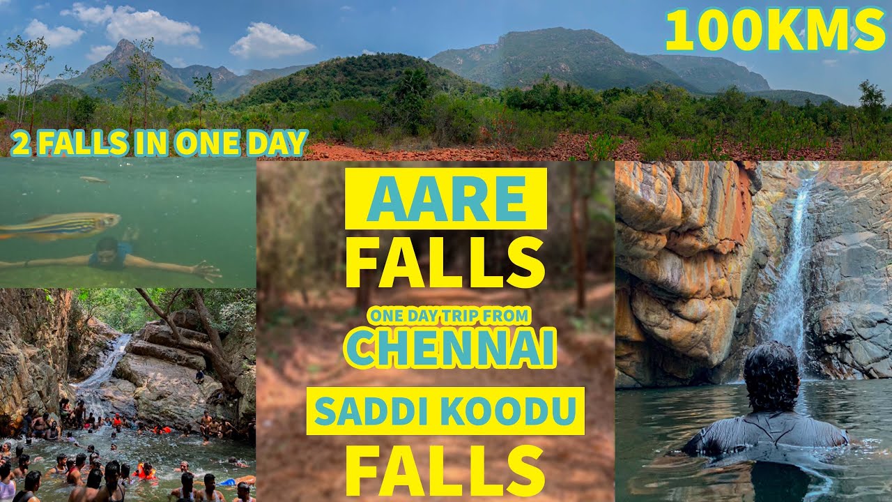 Aare falls Nagalapuram | Saadhi koodu falls | 2 falls in a day from ...