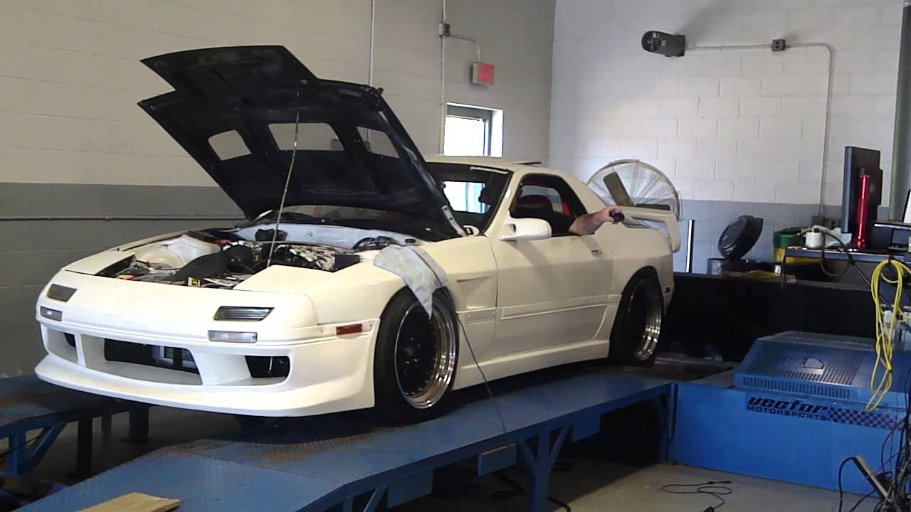 Chris' H/C LS1 RX7 Dyno Run - Vector Motorsports - YouTube