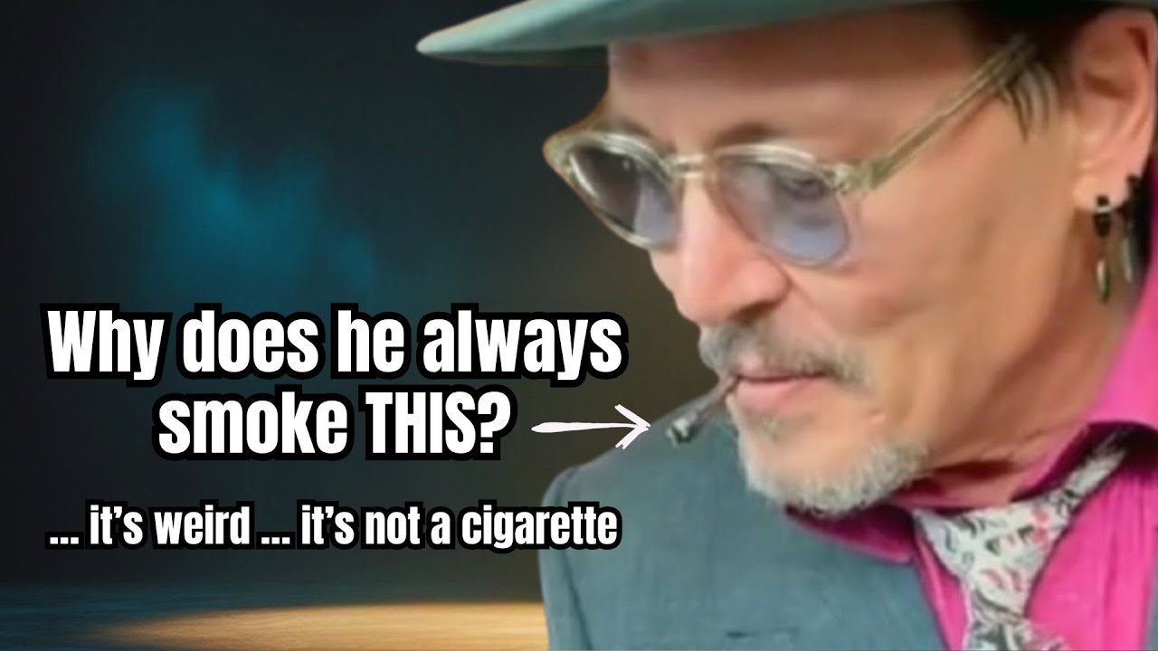 Why does he always smoke THIS? … it’s weird … it’s not a cigarette ...
