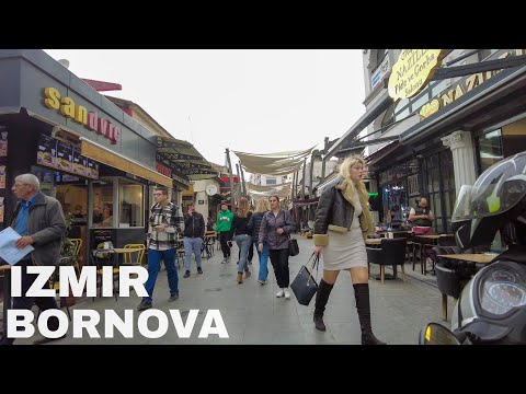 Izmir, Bornova Virtual Walking Tour in 4K 🇹🇷 Turkey 2023