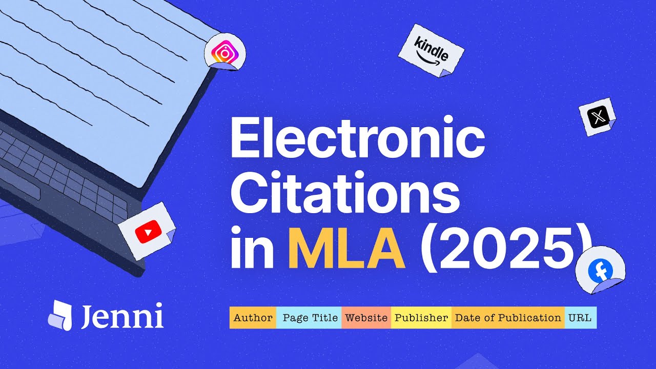 How to Cite Electronic Sources in MLA (2025) - YouTube