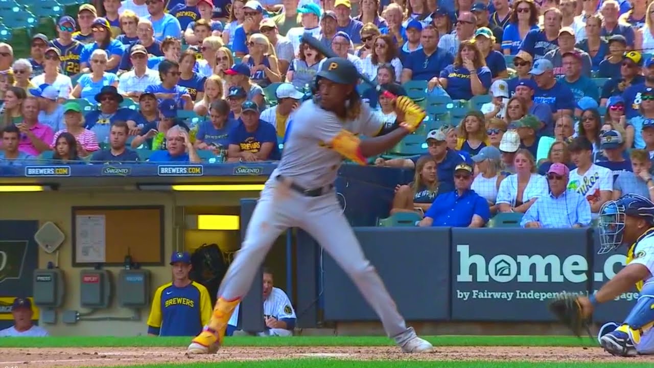 ONeil Cruz Slow Motion Home Run Baseball Swing Hitting Mechanics ...