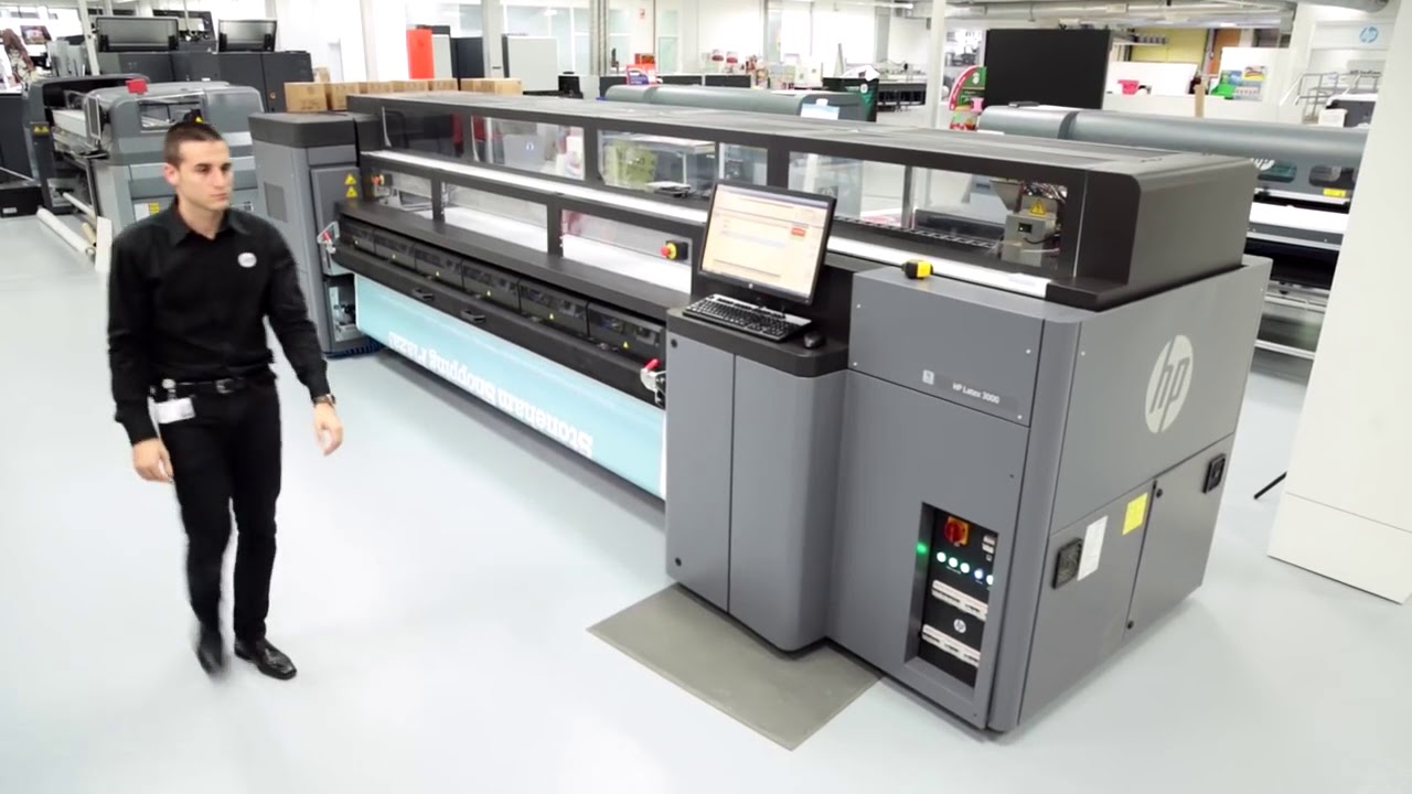 08. Double Sided Printing HP Latex HP - YouTube