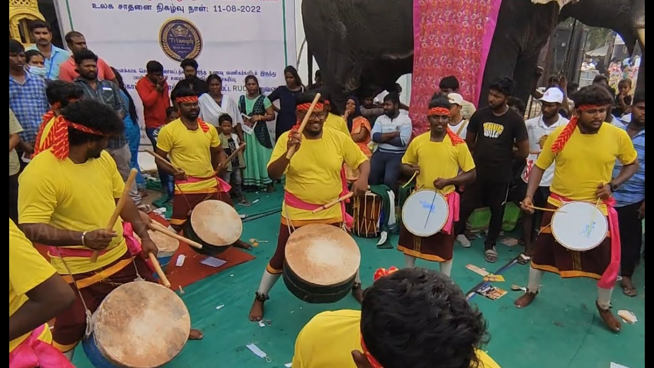 Thappu Music at Chennai Food Festival 2022 - YouTube