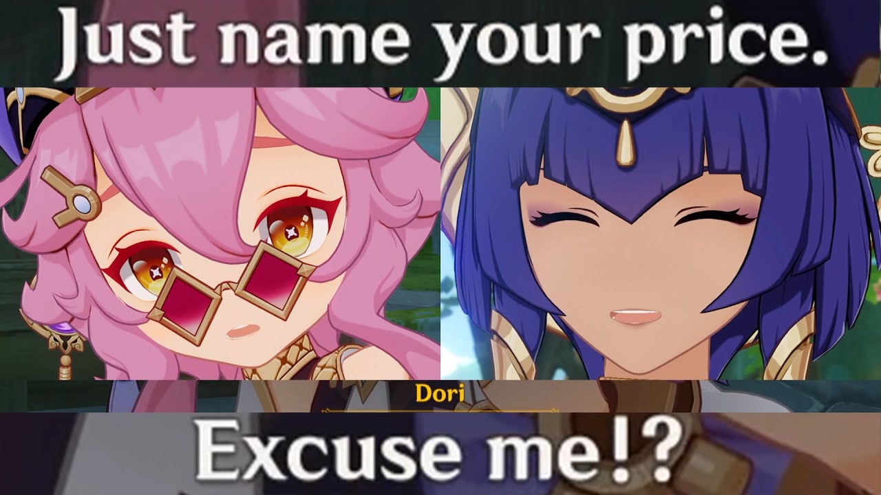 POOR DORI Deals with CANDACE Cutscene Genshin Impact 5.1 Story - YouTube