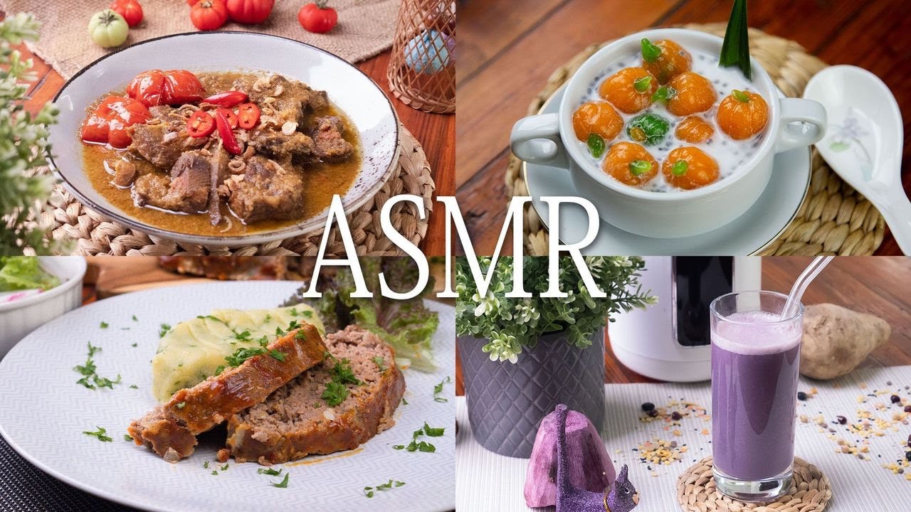 LIVE 5 Hours of Relaxing Cooking ASMR | Appetizers, Main Course ...