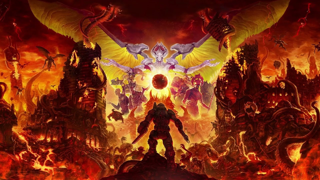 Fondo de Pantalla Animado Bienvenida al Infierno de Doom Eternal 😈🔥 en ...