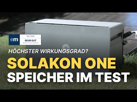 Solakon ONE Balkonkraftwerk Speicher im Test (Effizienz, Kapazität & Nulleinspeisung)