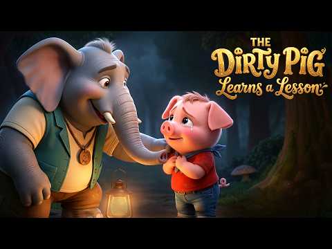 The Dirty Pig Learns a Lesson 🐷 | English Moral Stories | Bedtime Stories